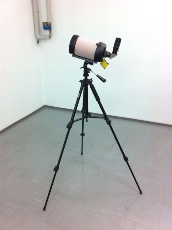 Das Celestron C5 lässt sich noch stabil auf einem